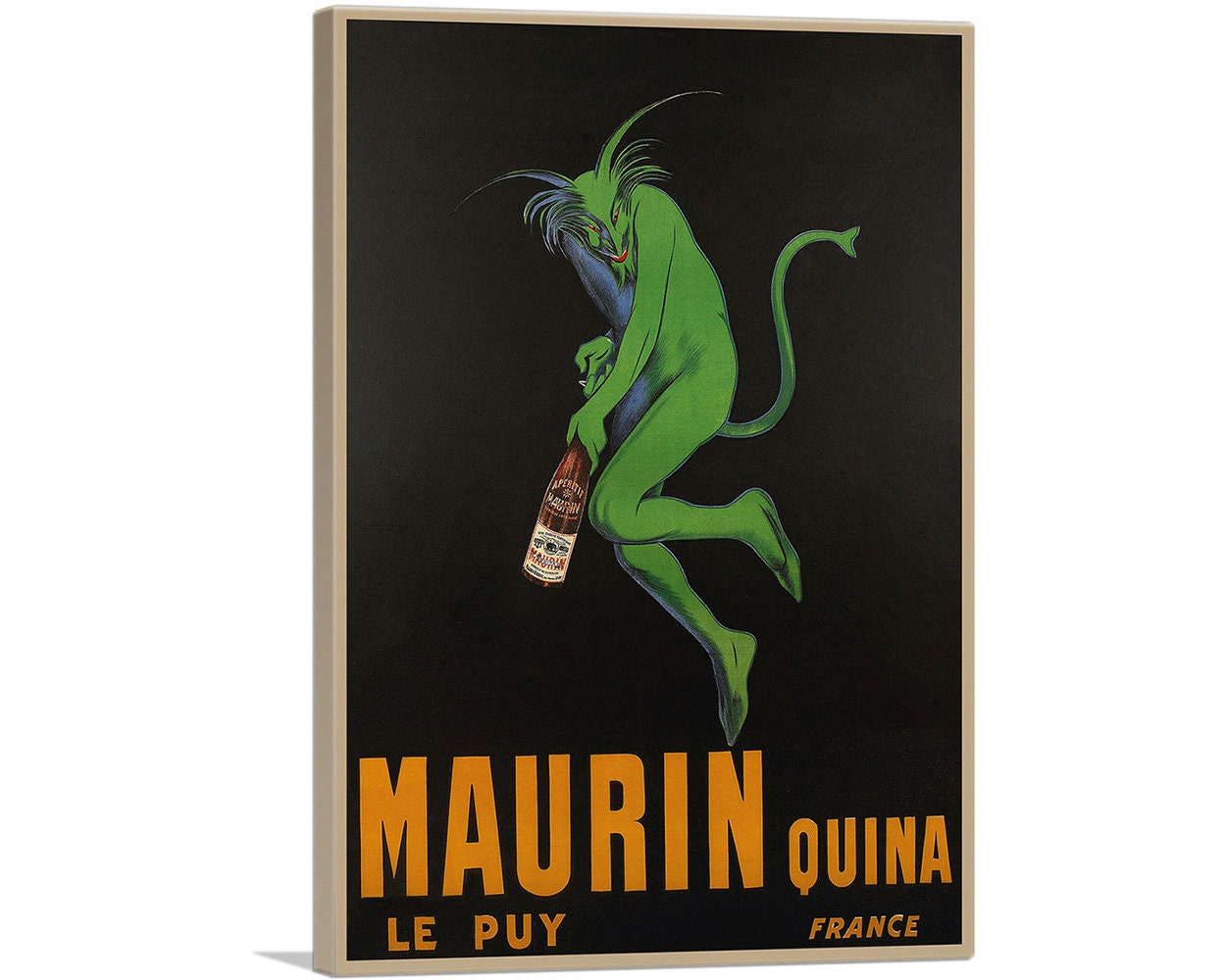 ARTCANVAS Maurin Quina 1906 by Leonetto Cappiello Canvas Art Print - Etsy