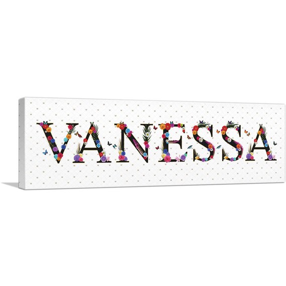 Vanessa Name Painted Vanessa Name Wall Art For Sale | Redbubble