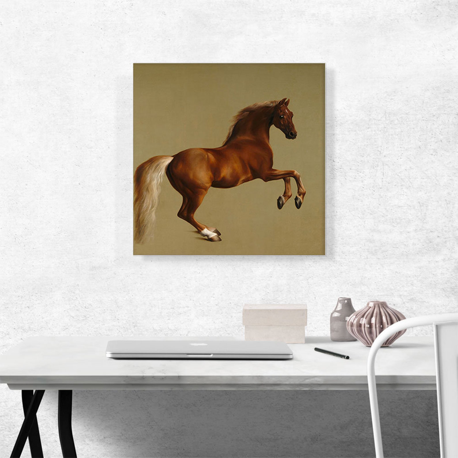 ARTCANVAS Whistlejacket 1762 by George Stubbs Canvas Art Print | Etsy