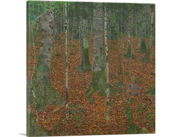Gustav Klimt Birch Forest - Etsy