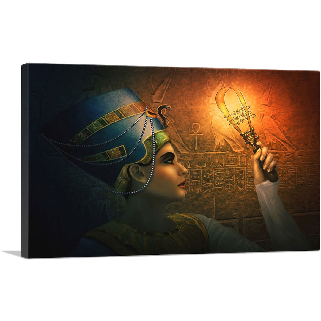 ARTCANVAS Nefertiti Ancient Egyptian Canvas Art Print - Etsy