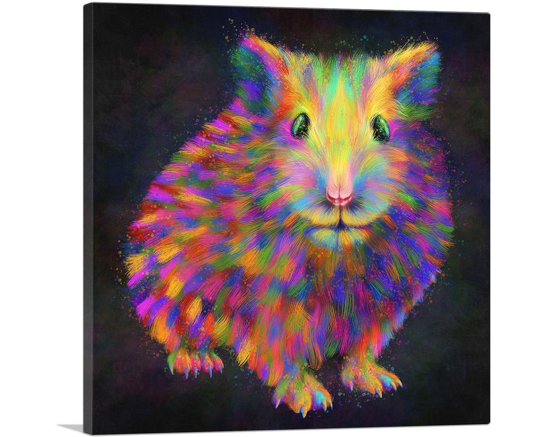 ARTCANVAS Hamster Canvas Art Print - Etsy
