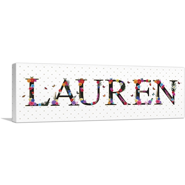 Lauren Name Art - Etsy