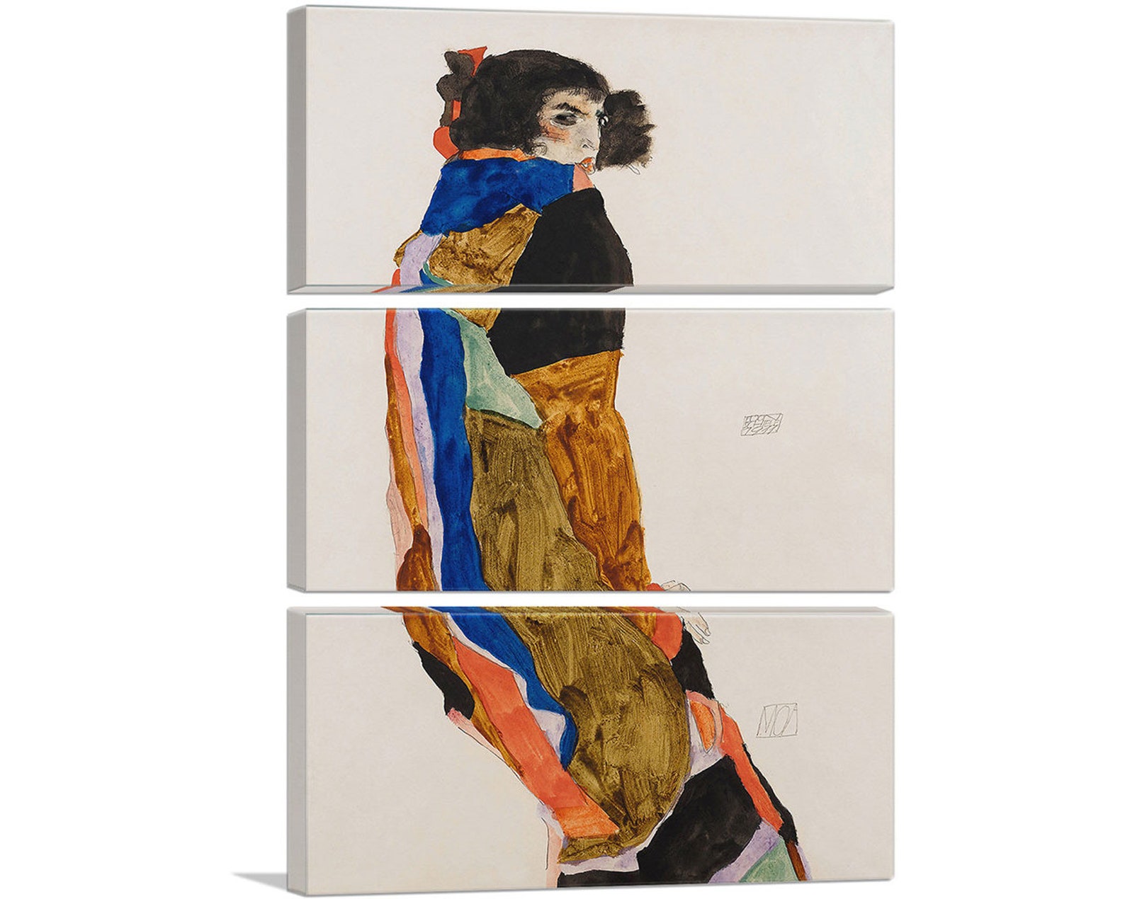 ARTCANVAS Moa Mandu by Egon Schiele Canvas Art Print - Etsy