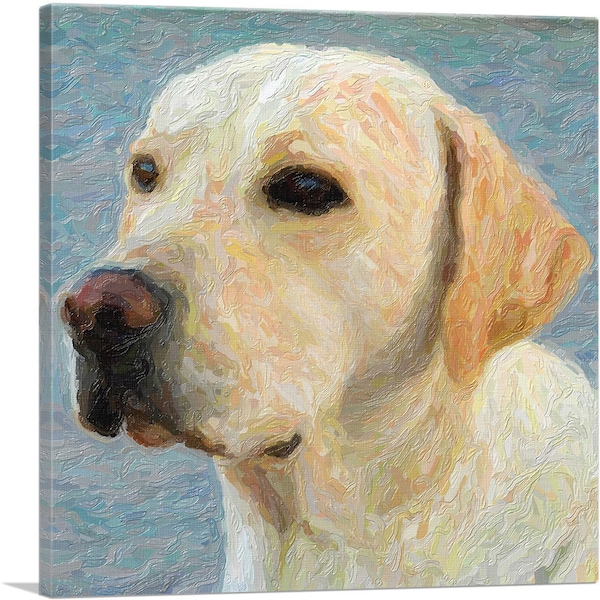 Yellow Lab Painting - Etsy