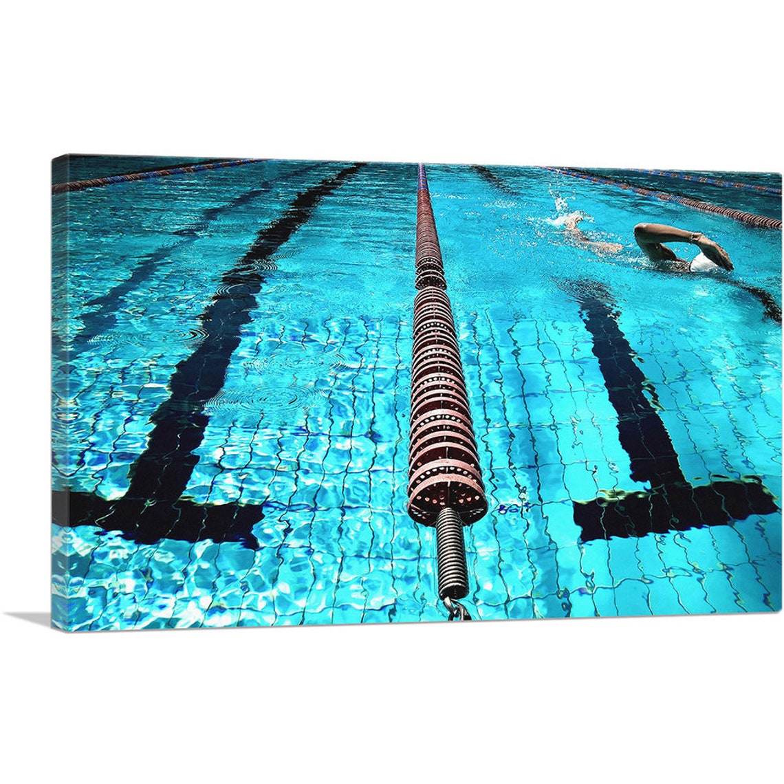 ARTCANVAS Swimming Olympic Pool Swimmer Canvas Art Print - Etsy