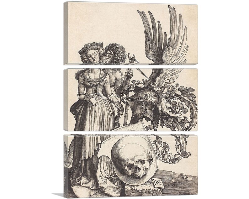 ARTCANVAS Coat of Arms With Skull 1503 by Albrecht Durer - Etsy