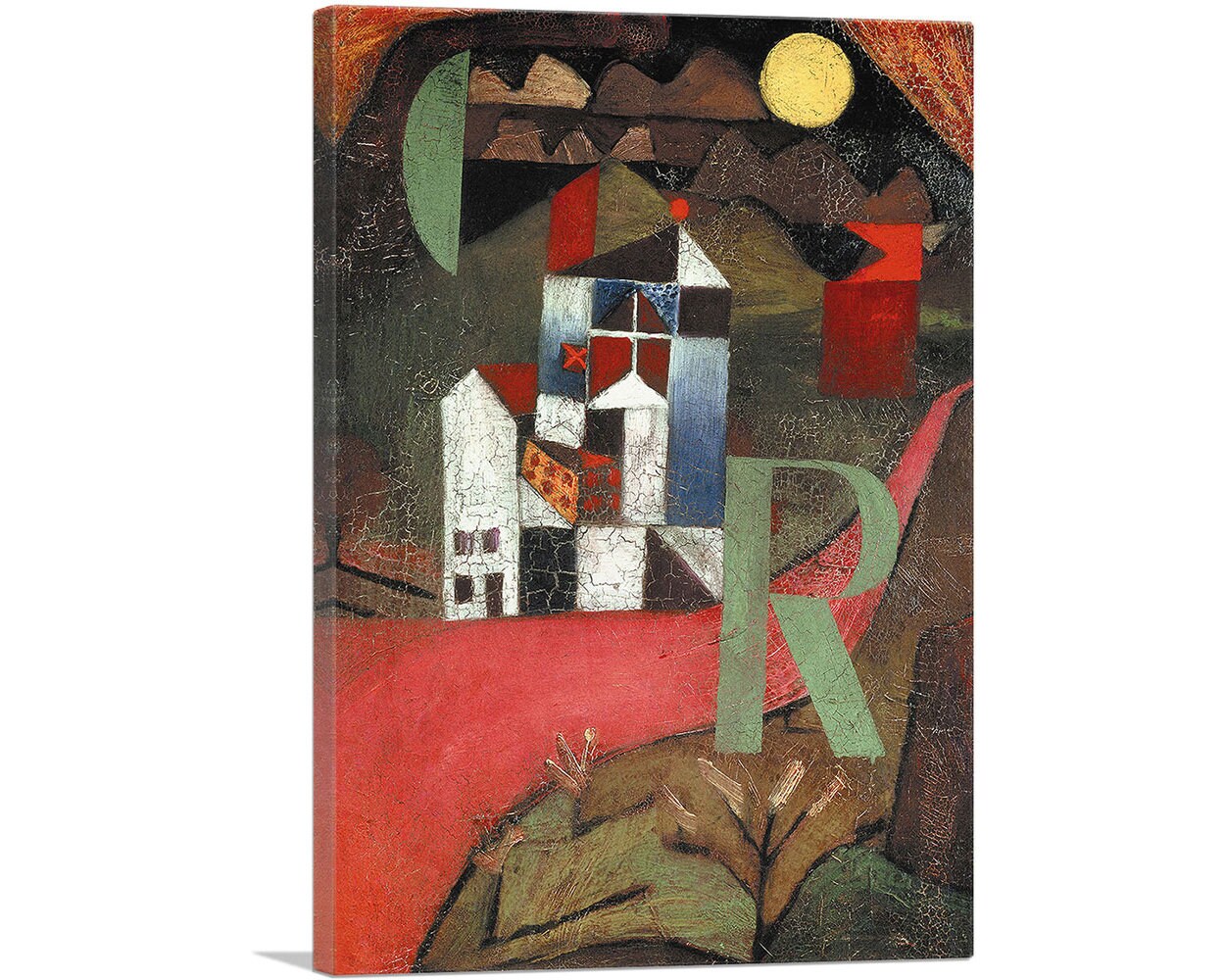 ARTCANVAS Villa R 1919 by Paul Klee Canvas Art Print | Etsy