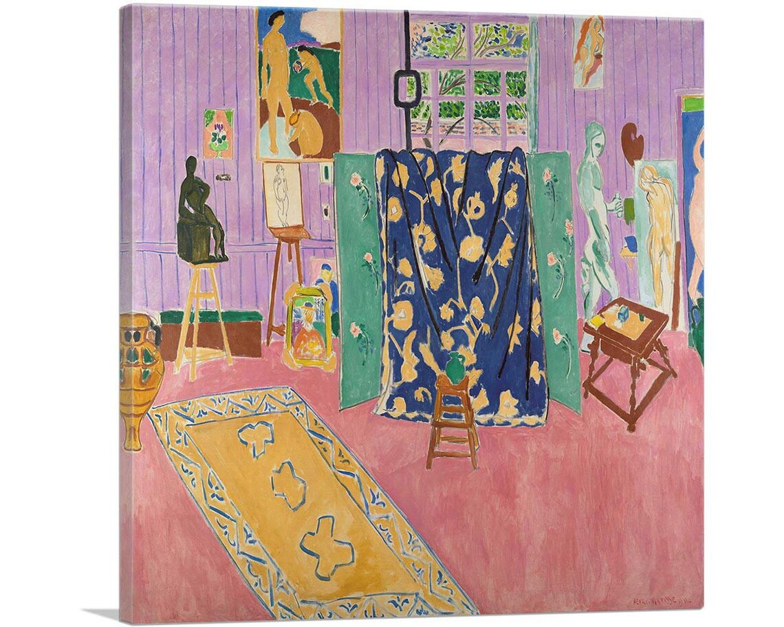 ARTCANVAS the Pink Studio 1911 by Henri Matisse Canvas Art Print - Etsy