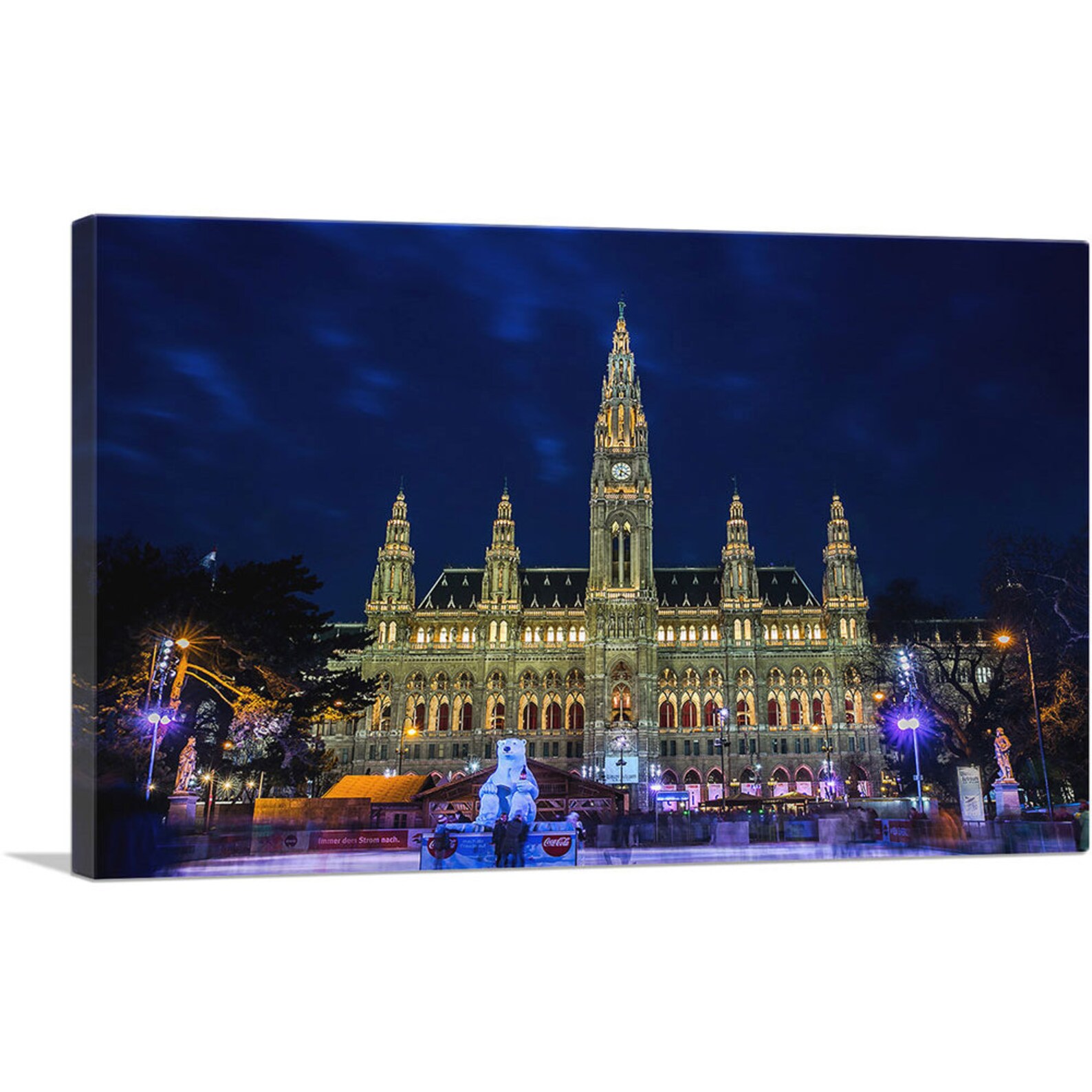 ARTCANVAS Rathaus Vienna City Hall Austria Canvas Art Print - Etsy