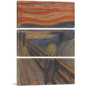 ARTCANVAS the Scream 1893 by Edvard Munch Canvas Art Print - Etsy