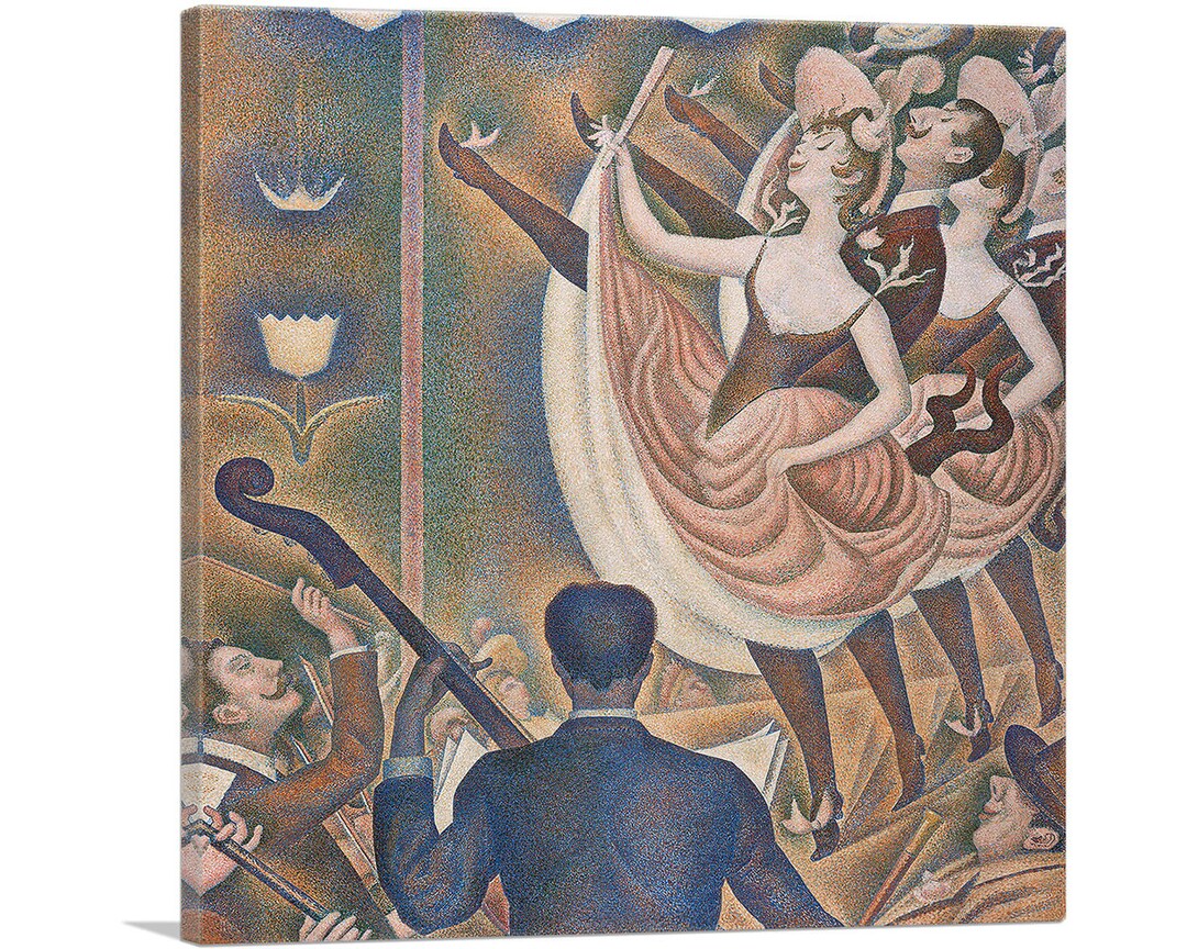 ARTCANVAS Le Chahut 1890 by Georges Seurat Canvas Art Print - Etsy