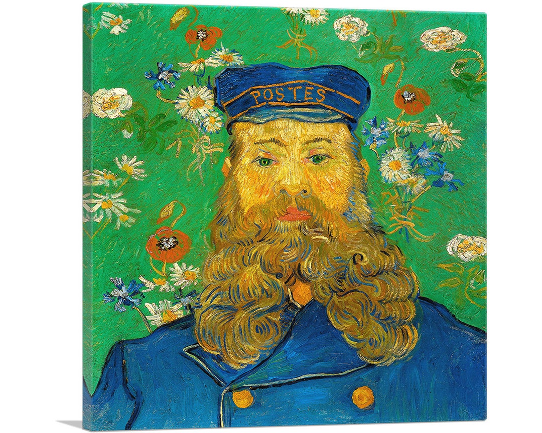 ARTCANVAS Portrait of Joseph Roulin 1889 by Vincent Van Gogh Canvas Art ...