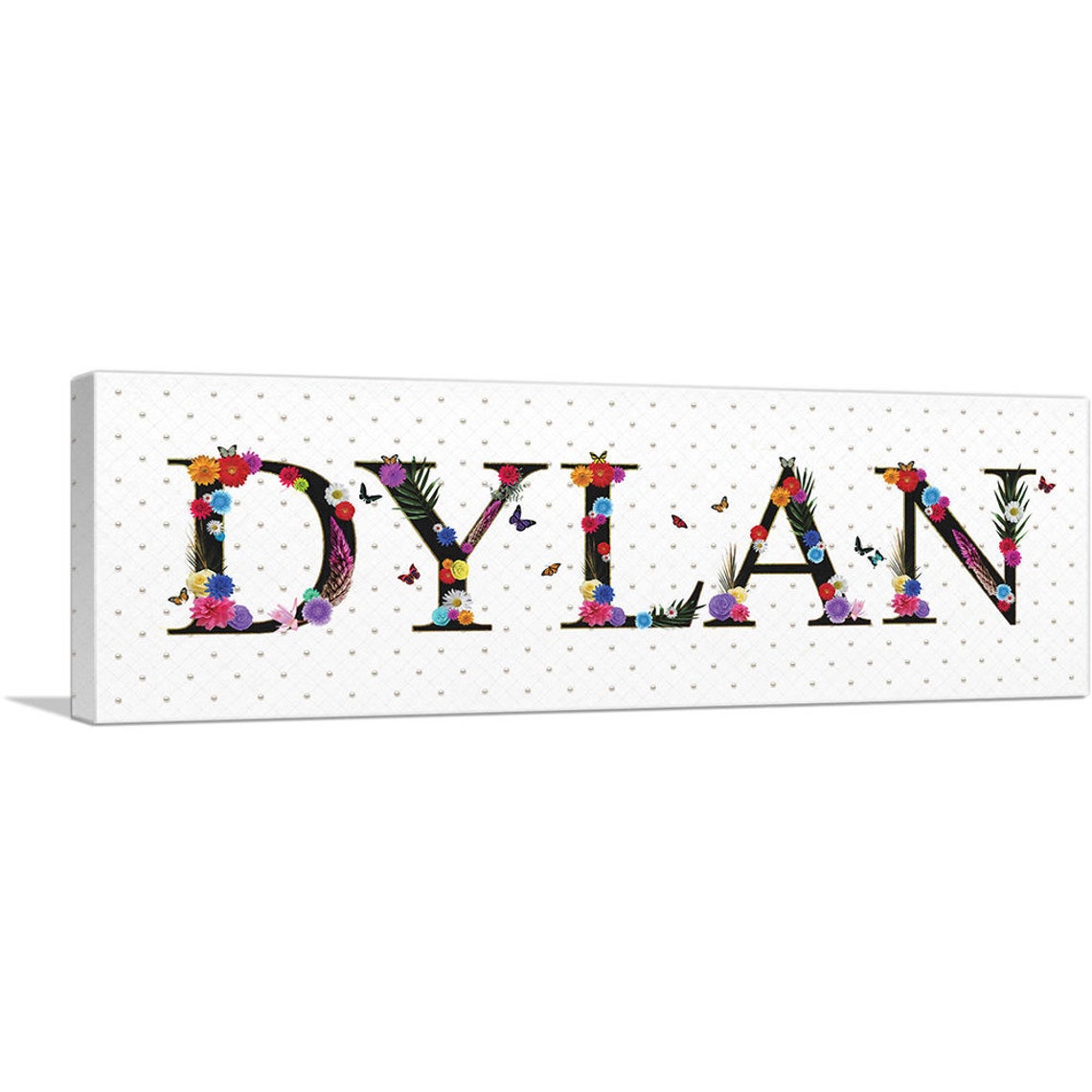 ARTCANVAS Dylan Girls Name Room Decor Canvas Art Print | Etsy