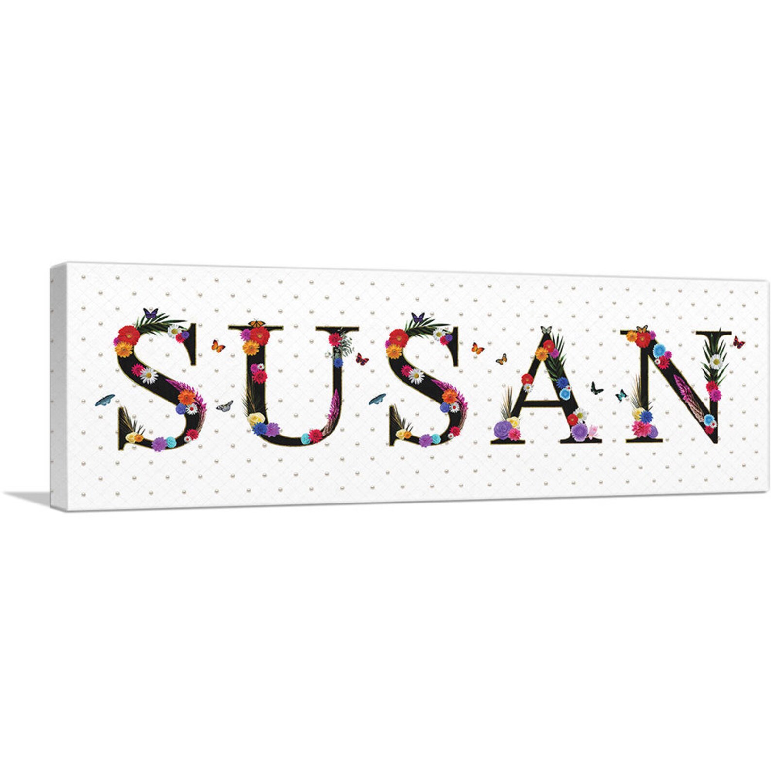 ARTCANVAS Susan Girls Name Room Decor Canvas Art Print - Etsy