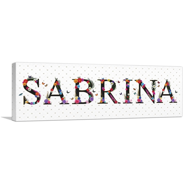 Sabrina Name Decor - Etsy