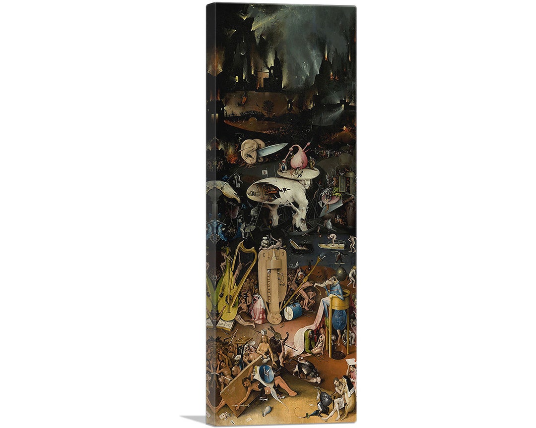 ARTCANVAS the Garden of Earthly Delights - Hell Panel 1515 by ...