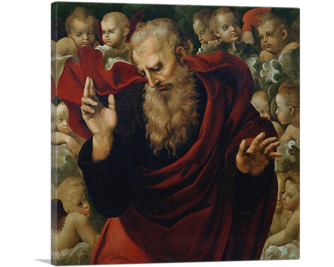 ARTCANVAS God the Father Blessing 1509 by Raphael Canvas Art Print - Etsy