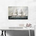 ARTCANVAS the British Barque Dunearn at Sea Under Full Sail 1897 by ...