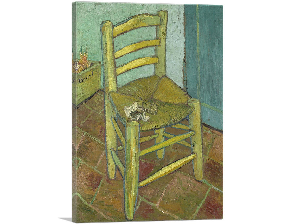 ARTCANVAS Van Gogh's Chair 1888 by Vincent Van Gogh Canvas Art Print - Etsy