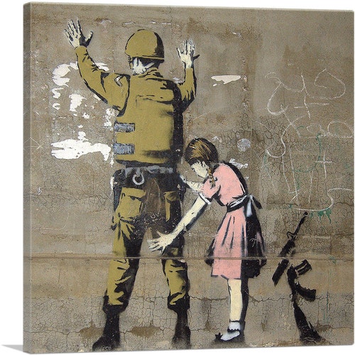 ARTCANVAS Anarchist and Mother Punk Mum by Banksy Canvas Art - Etsy