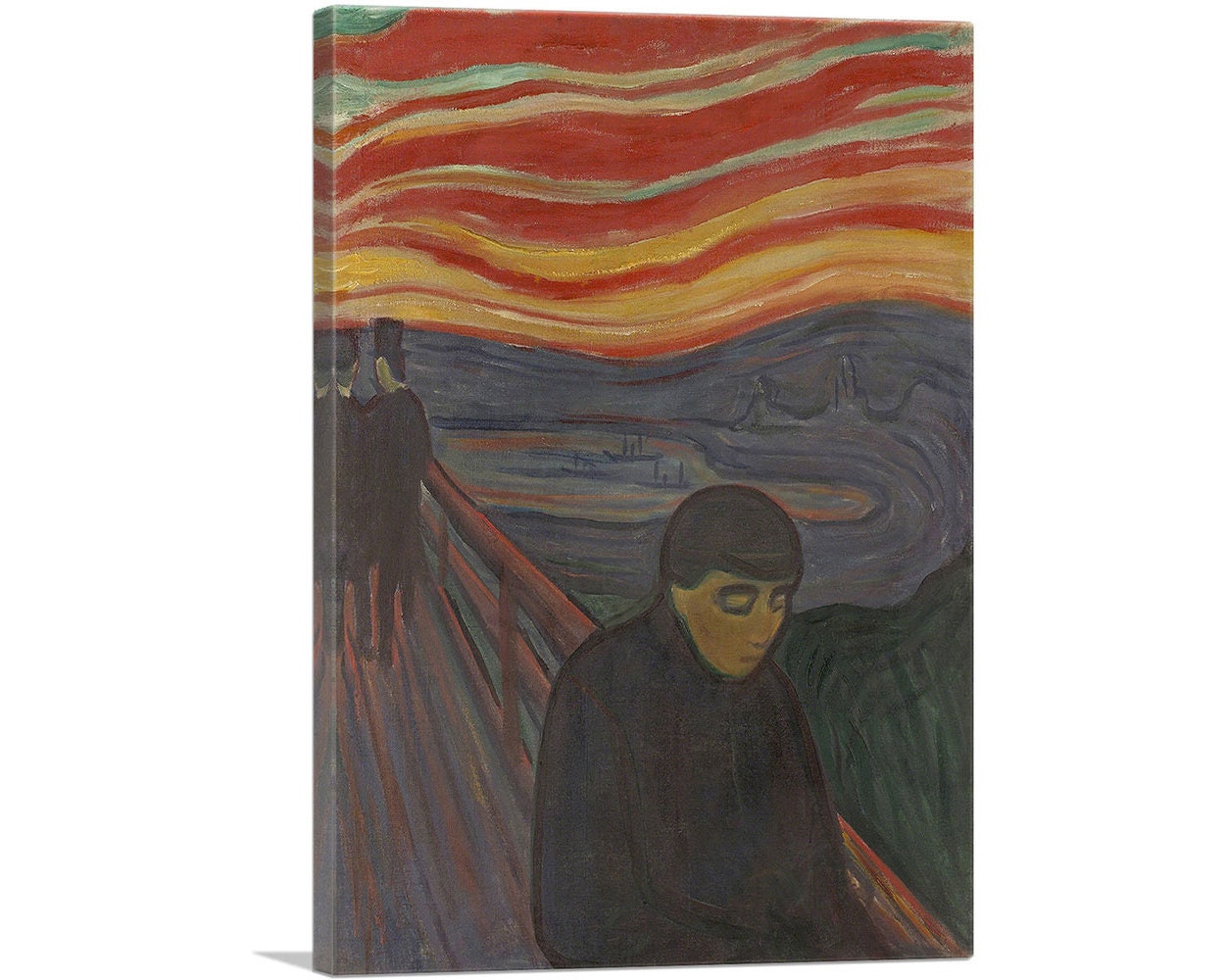ARTCANVAS Despair 1894 by Edvard Munch Canvas Art Print | Etsy