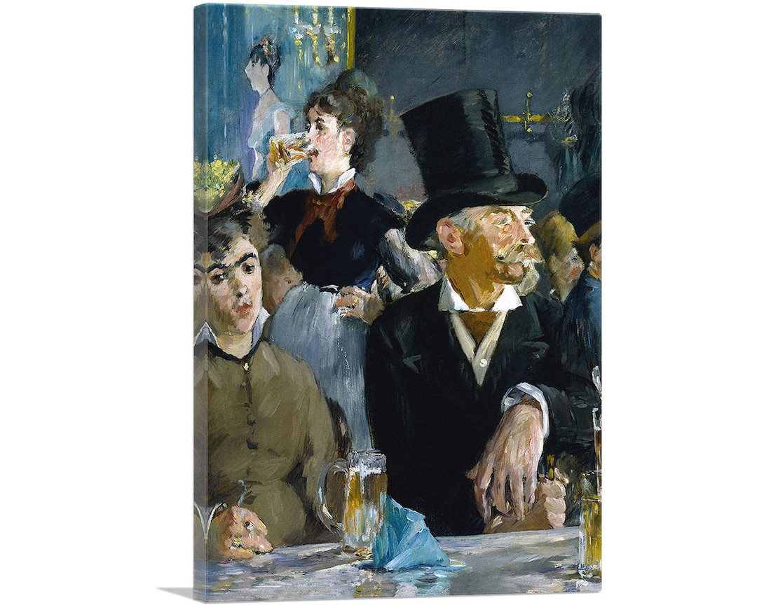 ARTCANVAS the Cafe Concert 1878 Canvas Art Print by Edouard Manet - Etsy