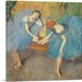 ARTCANVAS Two Dancers at Rest in Blue 1898 by Edgar Degas Canvas Art ...