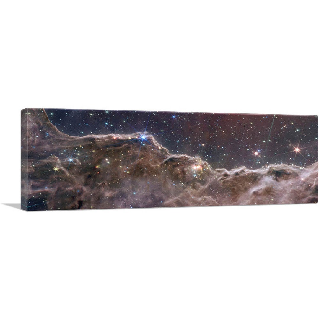ARTCANVAS James Webb Telescope JWST Cosmic Cliffs Carina Nebula Space ...