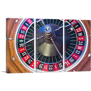 ARTCANVAS Roulette Casino Decor Canvas Art Print - Etsy