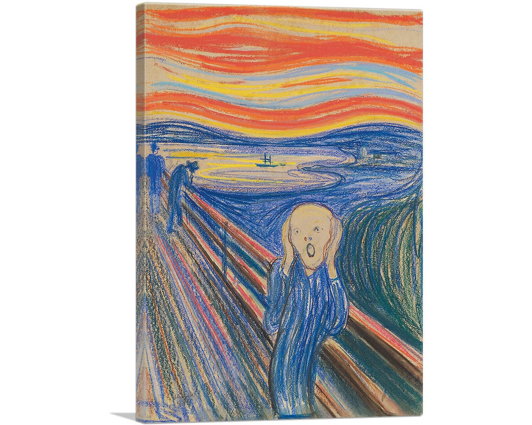 ARTCANVAS the Scream 1895 by Edvard Munch Canvas Art Print - Etsy