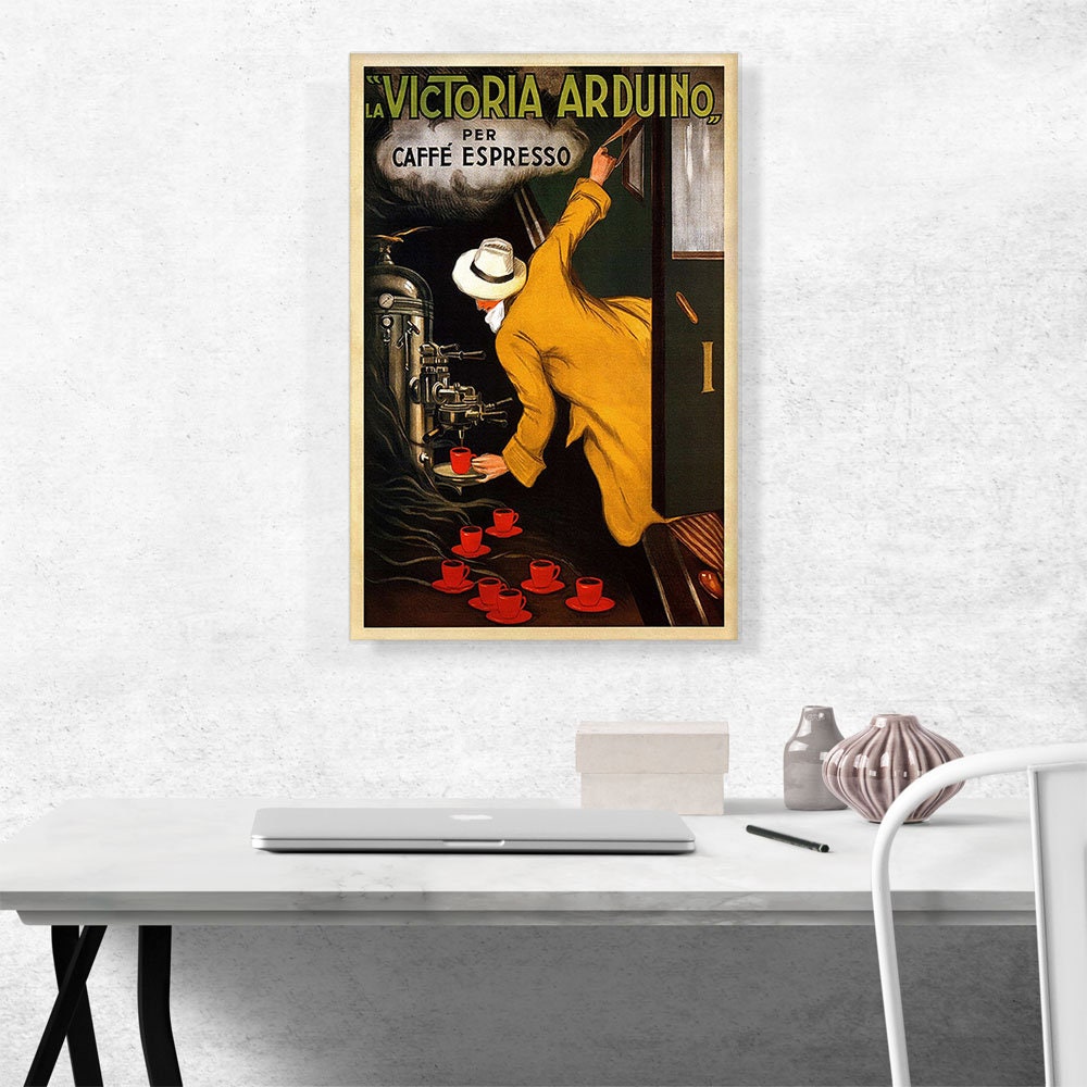ARTCANVAS La Victoria Arduino Caffe Espresso 1922 by Leonetto | Etsy