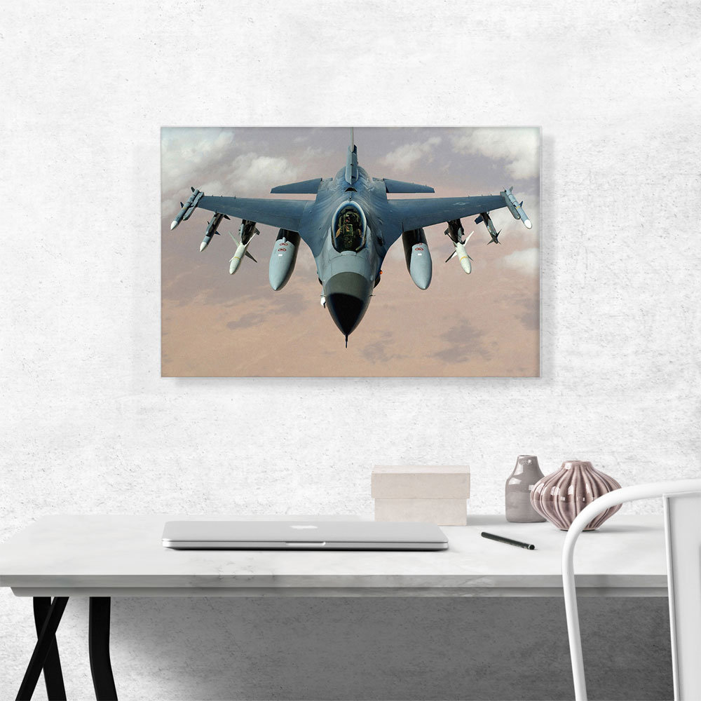 ARTCANVAS Fighter Jet Plane Aircraft Canvas Art Print | Etsy