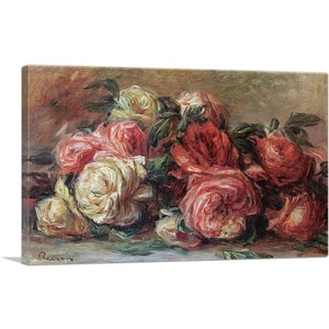 ARTCANVAS Discarded Roses 1880 by Pierre-auguste Renoir Canvas Art ...