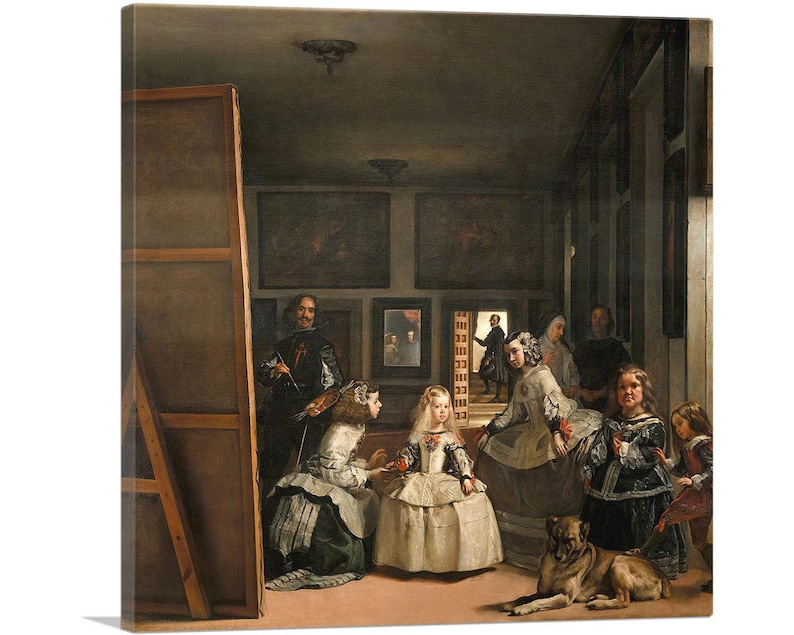 ARTCANVAS Las Meninas 1656 Canvas Art Print by Diego Velazquez - Etsy