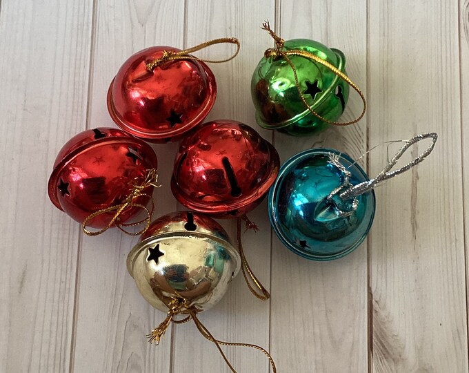 Vintage Jingle Bells, Lot of Six, Gift Packages, Christmas Presents ...