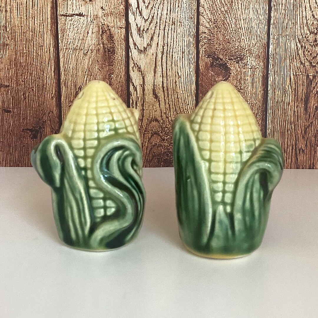 Vintage Stanfordware Corn Shakers, Corn on the Cob, Ceramic, Fall ...