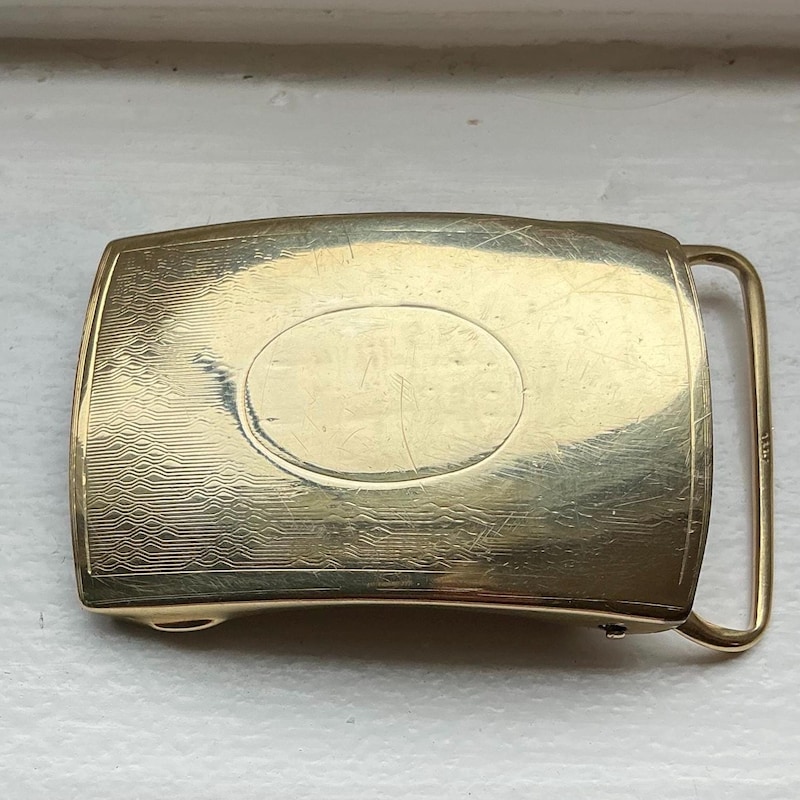 Gold Belt Buckle 14k - Etsy