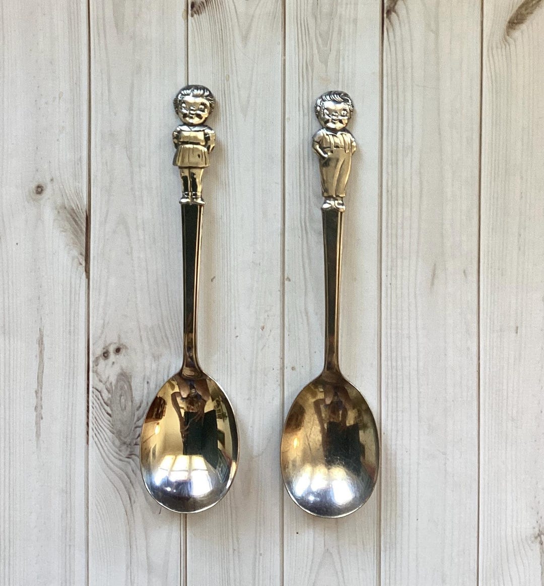 Vintage Campbells Soup Kid Spoons, Silverplate, International Silver ...