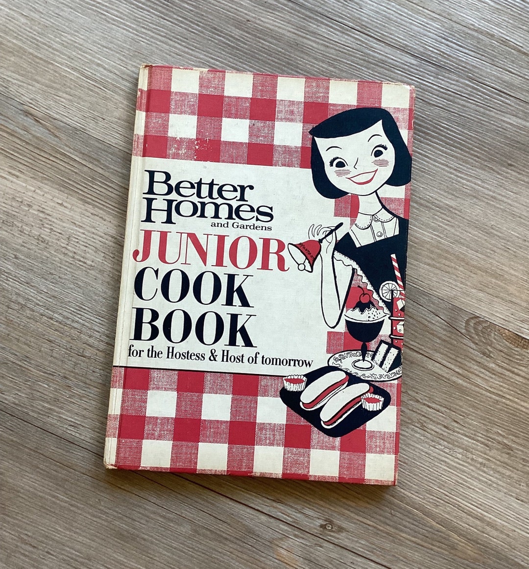 Vintage Cookbook, Junior Cook Book, Better Homes and Gardens, Red and ...
