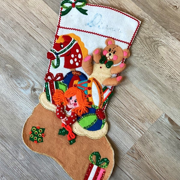 Christmas Stocking Applique - Etsy
