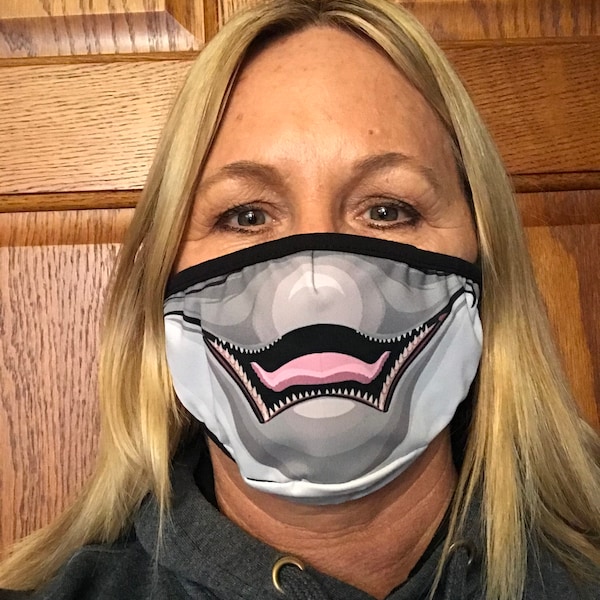 Dolphin Face Mask - Etsy