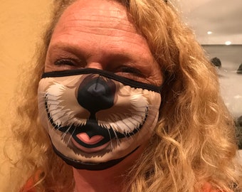 Otter Face Mask - Etsy