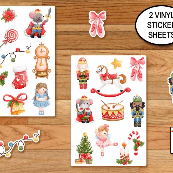 Nutcracker Water Bottle Sticker - Etsy