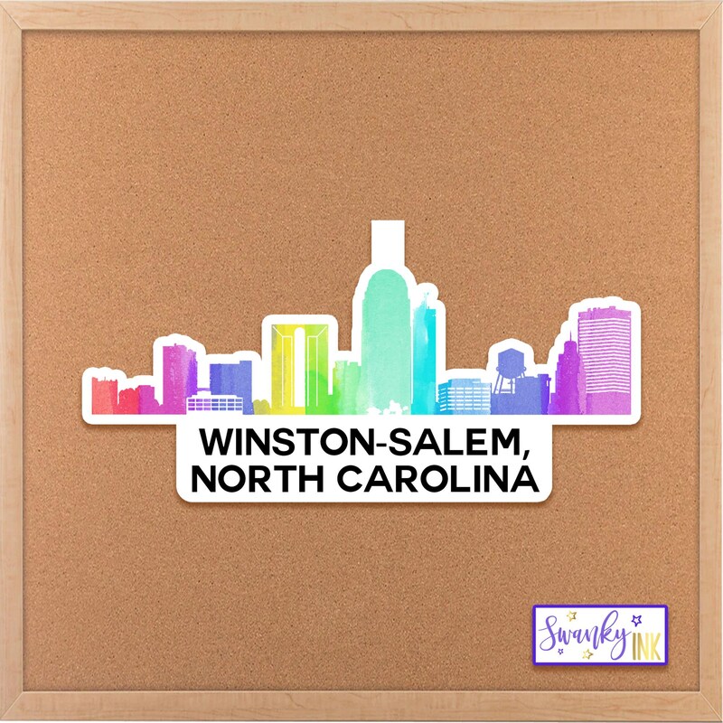 Skyline Wall Sticker - Etsy