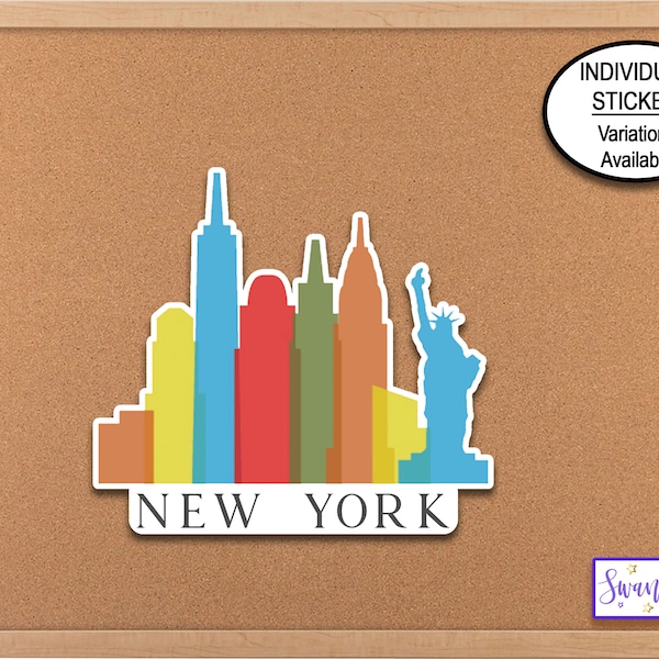 Nyc Skyline Decal - Etsy