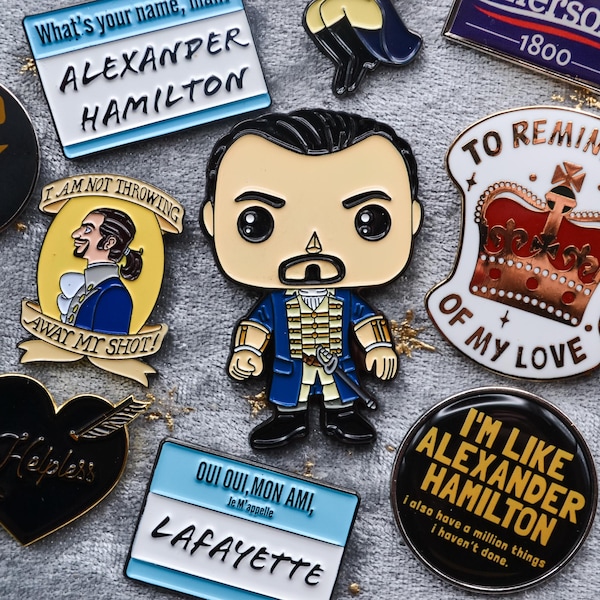 Hamilton Pin - Etsy