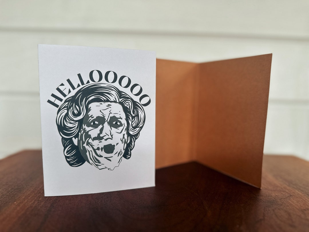 Hello Mrs. Doubtfire Greeting Card - Blank - Etsy