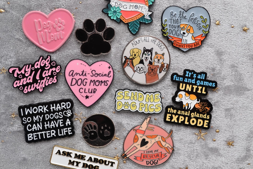 Dog Lover Themed Brooch Pin - Puppy Jewelry Gift - Etsy