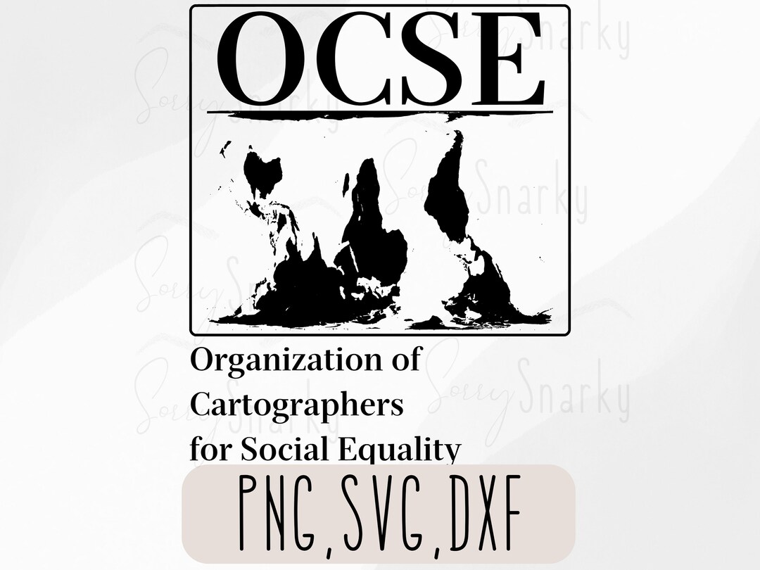 OCSE Organization of Cartographers for Social Equality Graphic Svg, Png ...